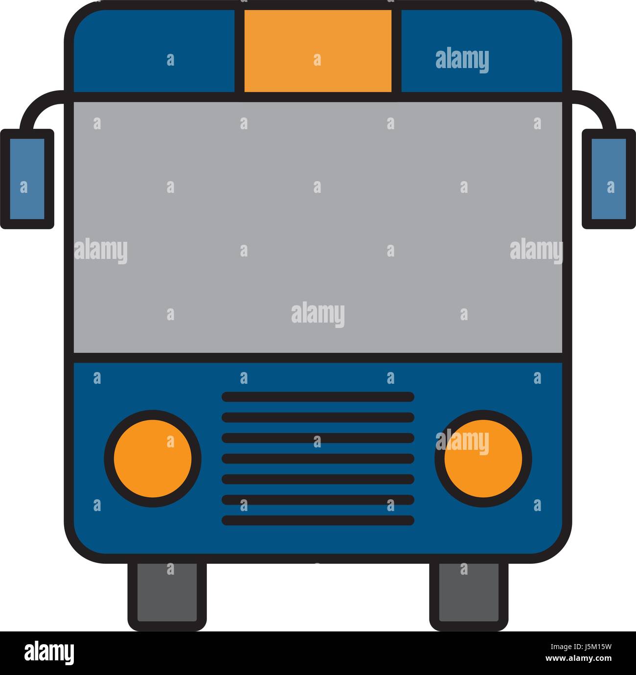bus vehicle icon Stock Vector Image & Art - Alamy