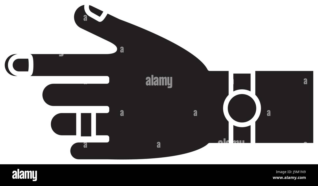 human hand icon Stock Vector Image & Art - Alamy