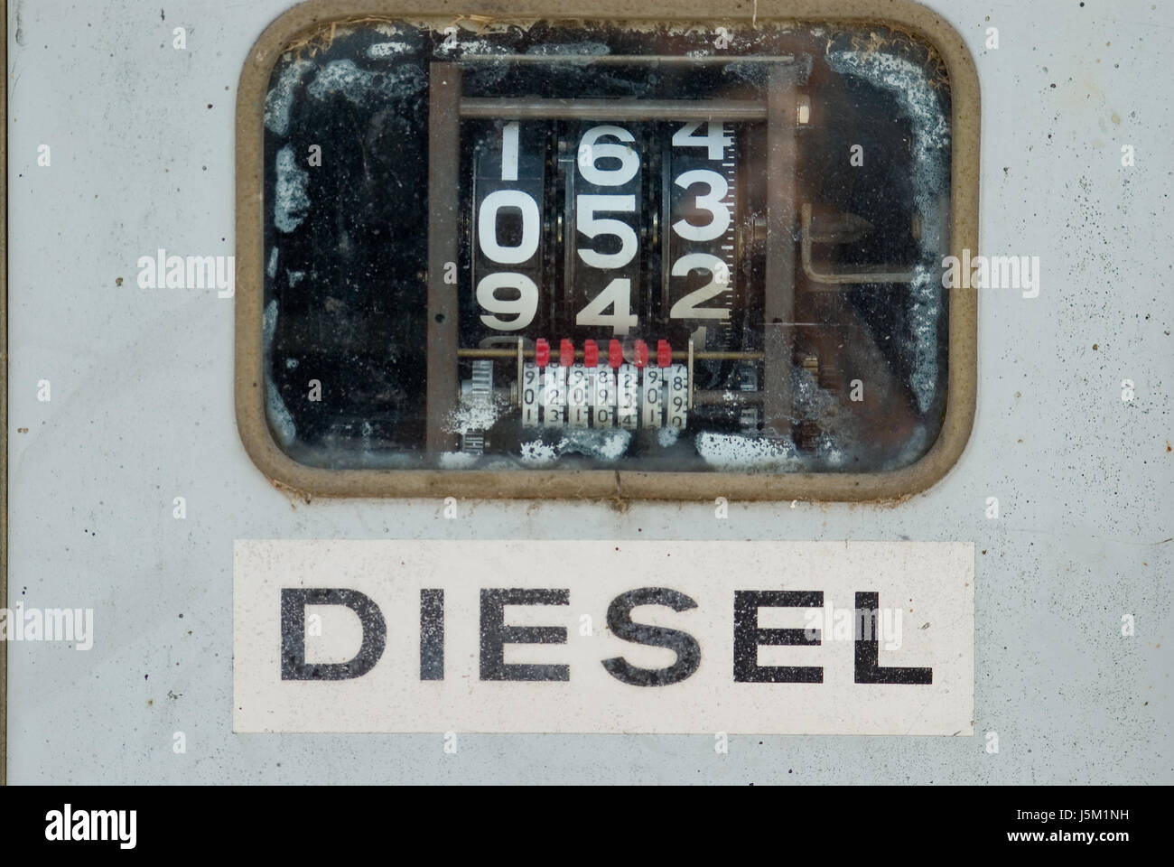 farm diesel nostalgic numerics fuel register gasstation filling station ...