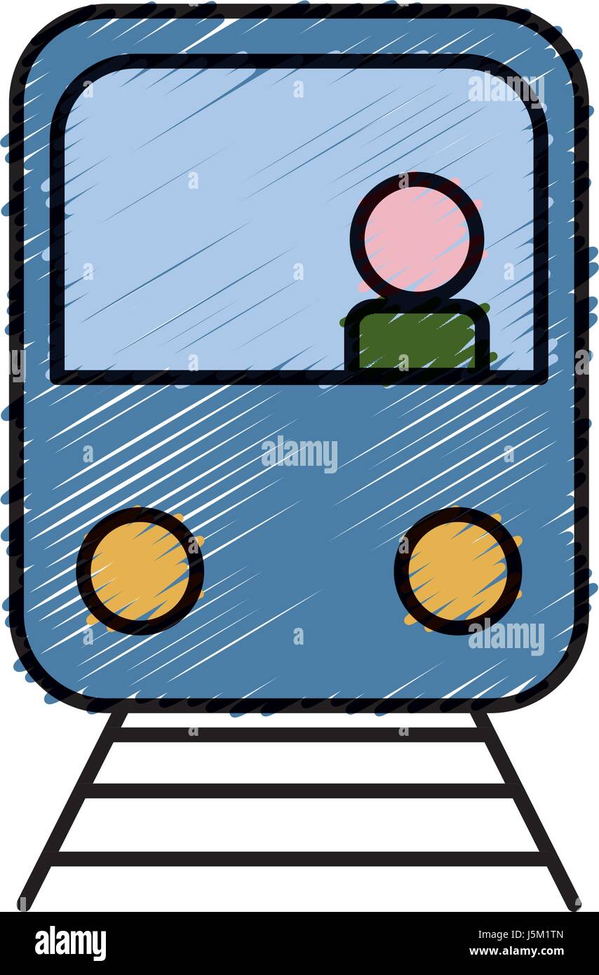 Driving passenger train Stock Vector Images - Alamy