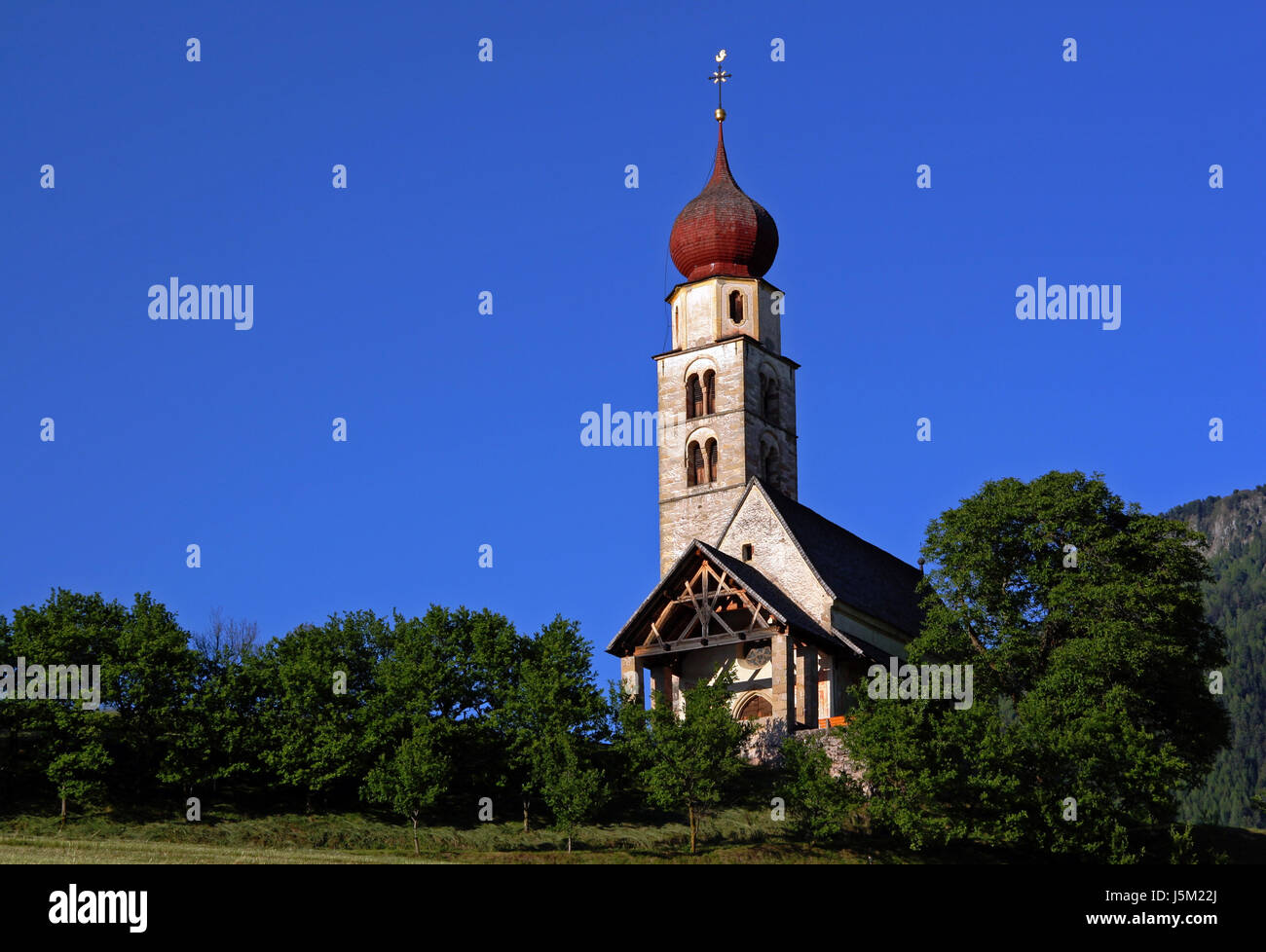 chapel in the dolomites Stock Photo - Alamy