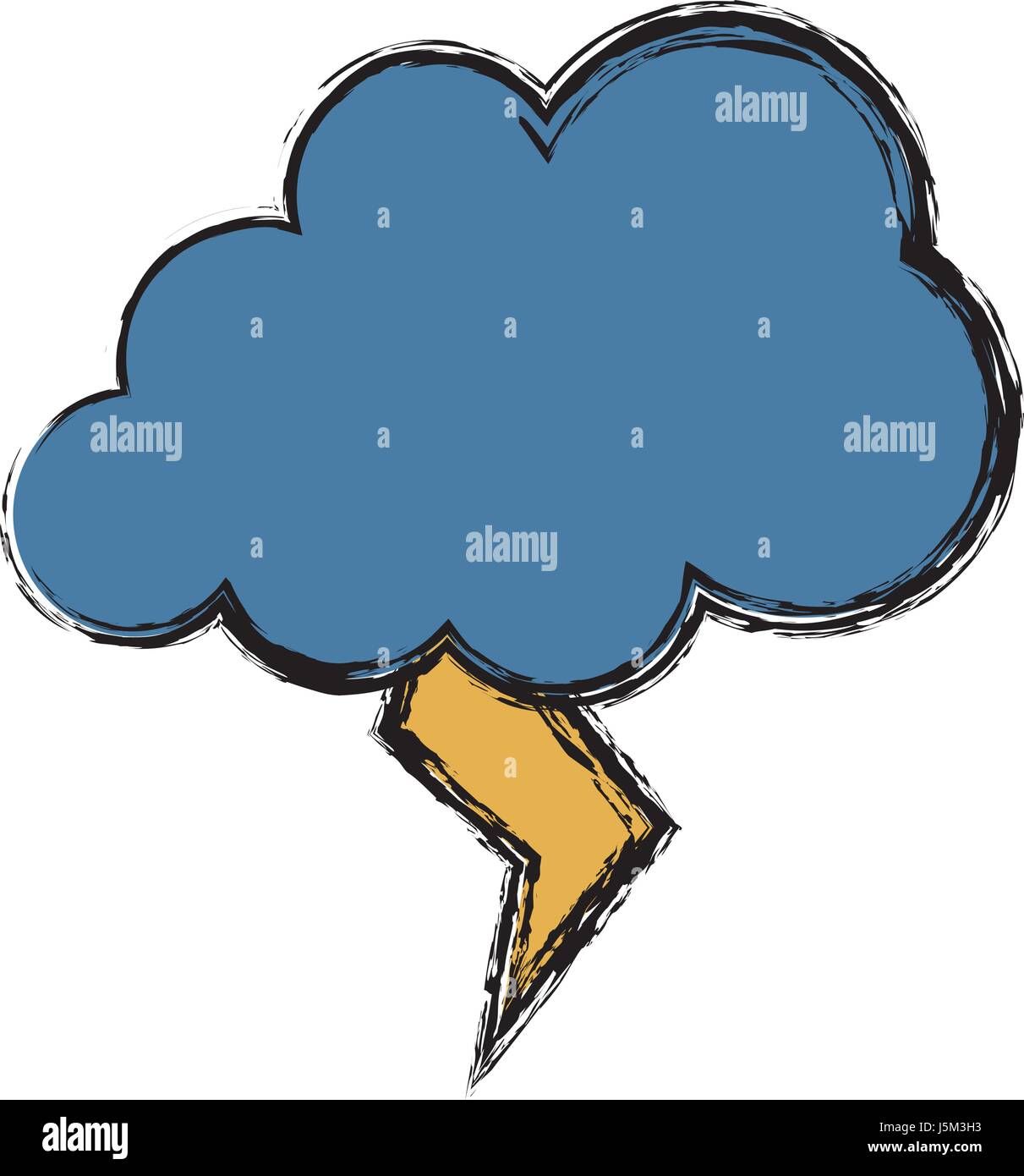 thunder and cloud icon Stock Vector Image & Art - Alamy
