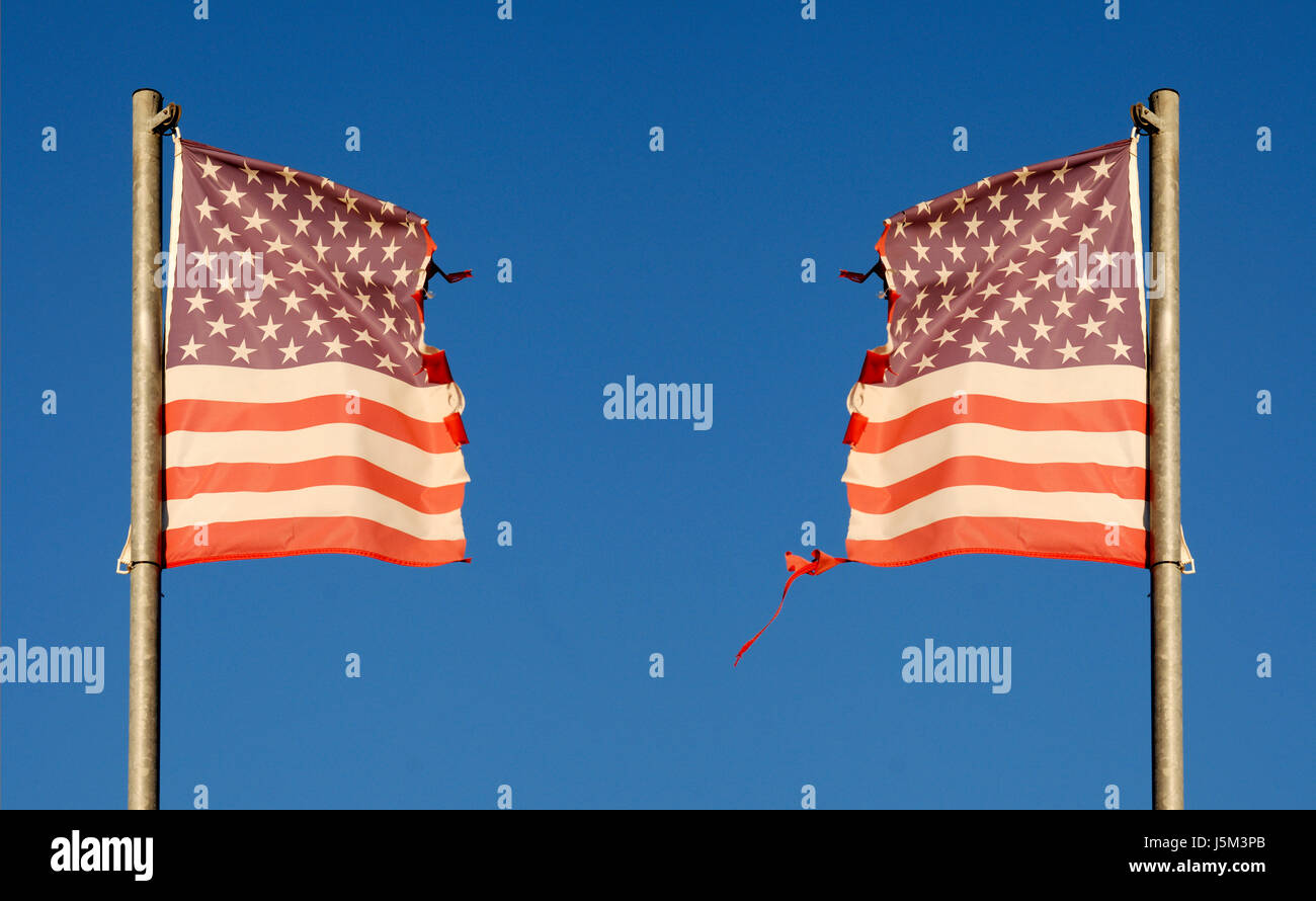 Flags halved hi-res stock photography and images - Alamy