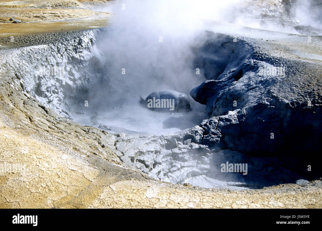 solfataras - the breath of the earth Stock Photo - Alamy