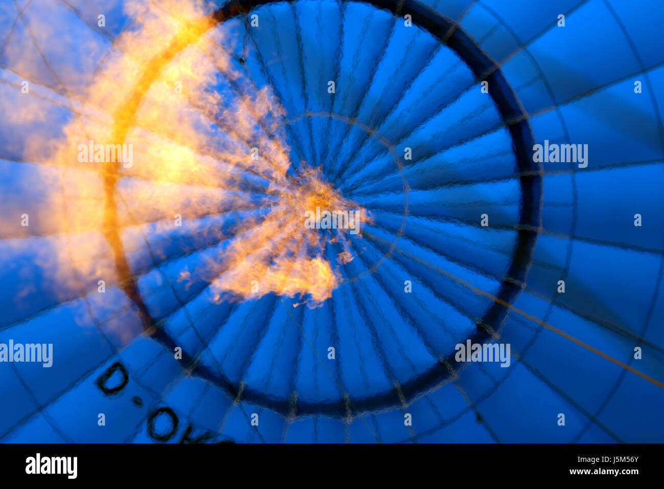 blue inside balloon fire conflagration cover airship interior view ...