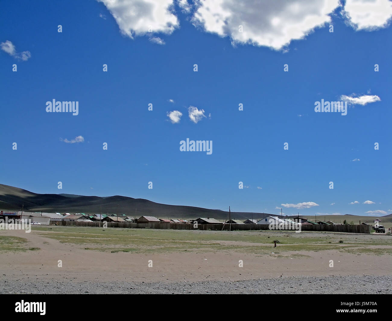blue historical city town mountains asia mongolia steppe capital ...