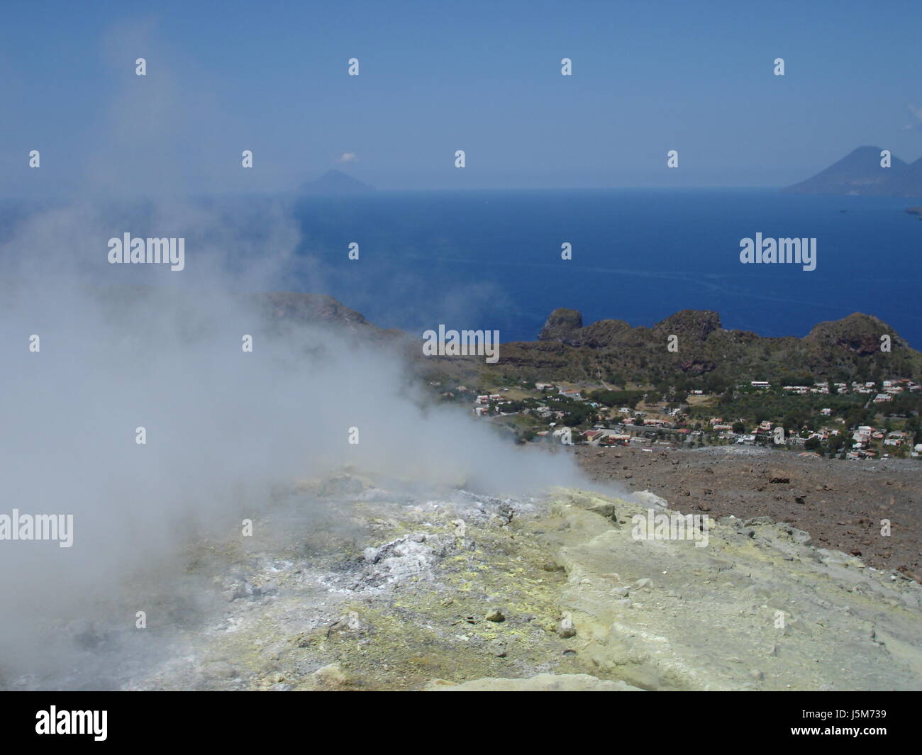 steam vulcan volcano rock crater gas sulphur brimstone vulcan volcano ...