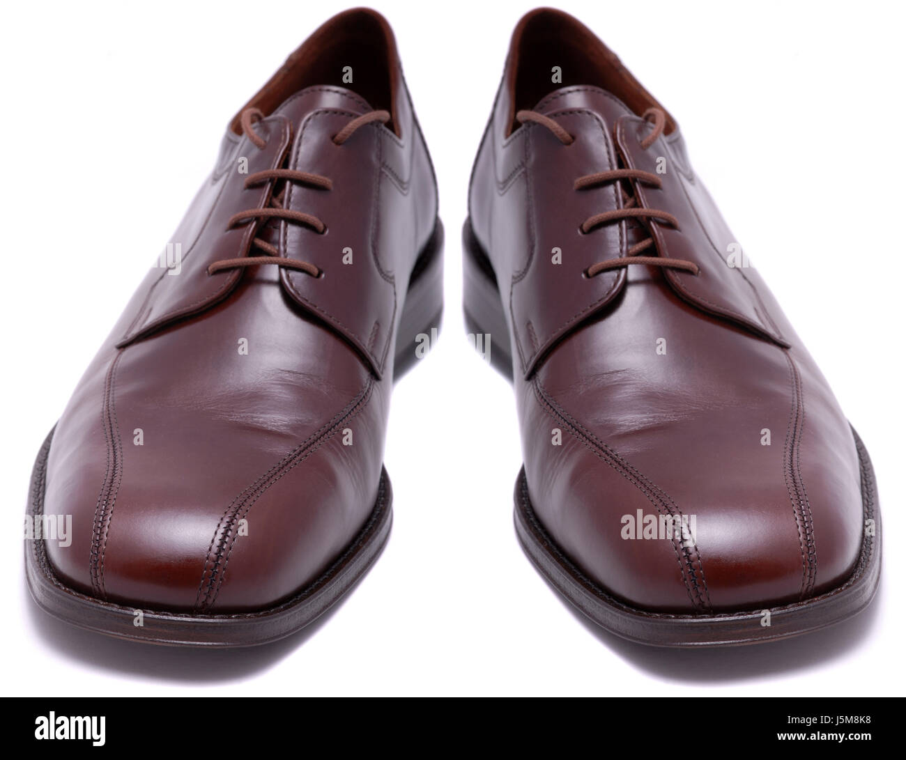 brown leather shoes Stock Photo - Alamy