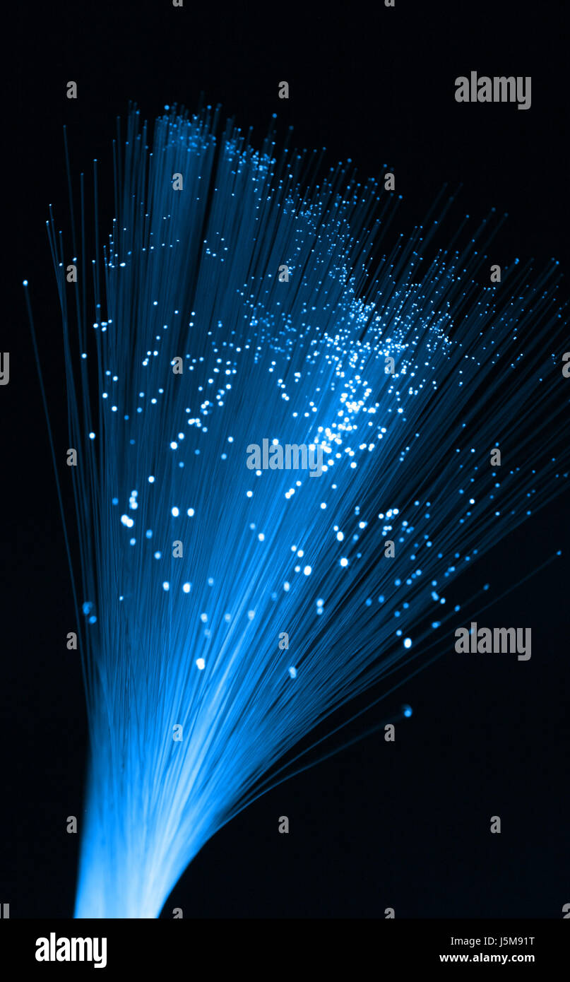 blue fiber optic Stock Photo - Alamy