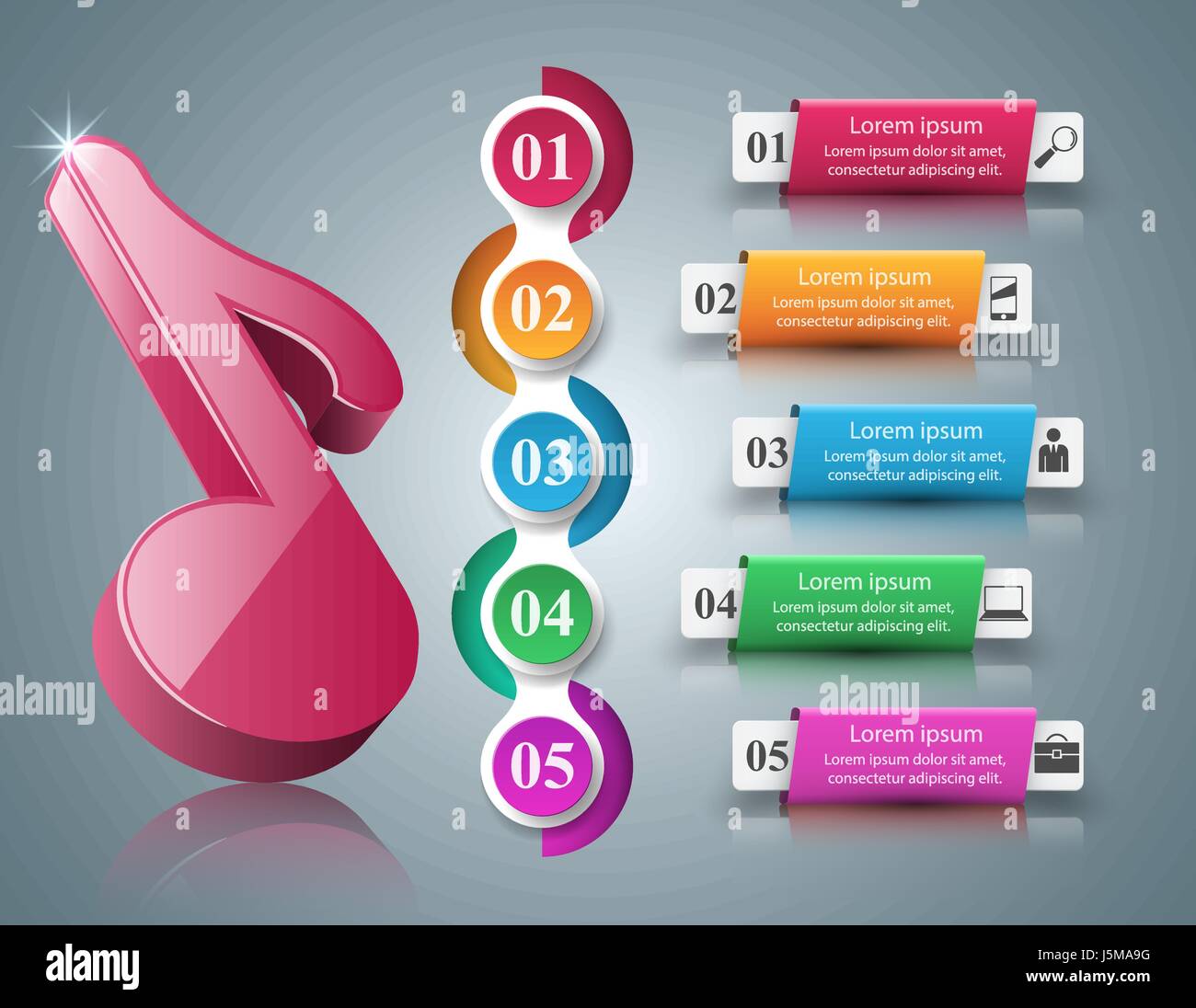 Music education Infographic. Note icon Stock Vector Image & Art - Alamy