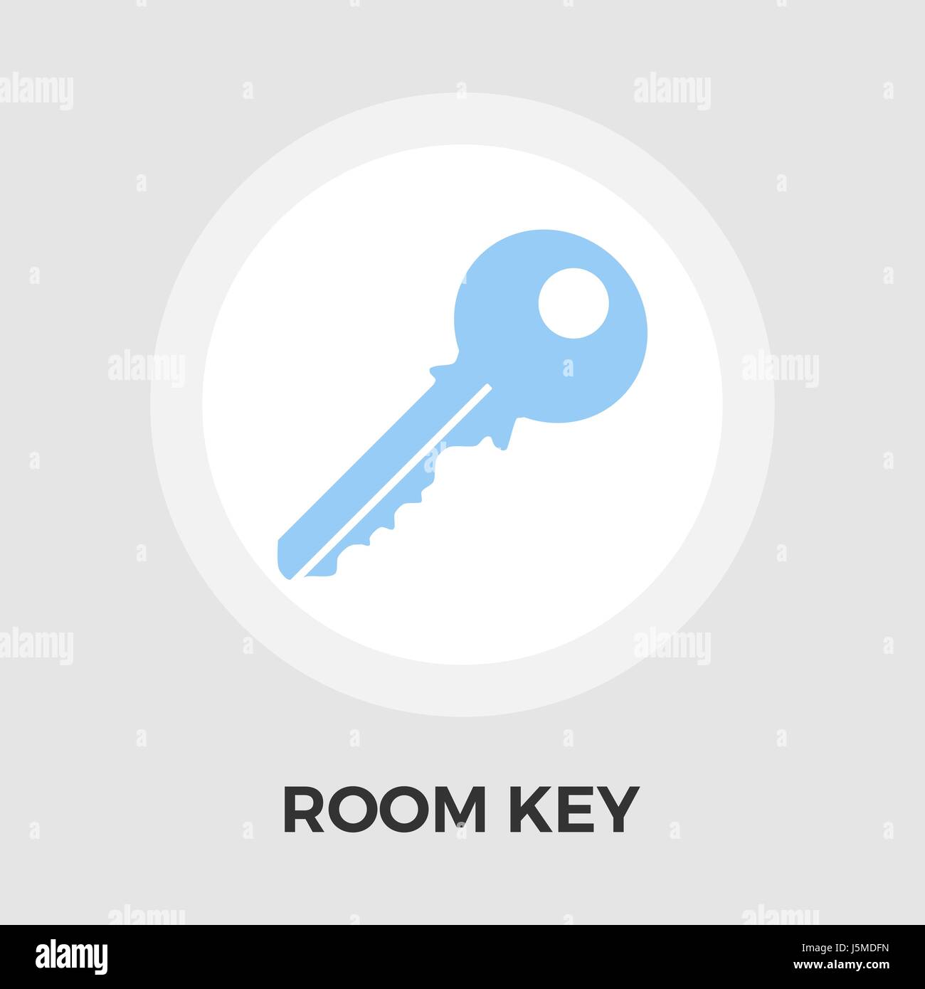 Room Key icon vector. Flat icon isolated on the white background ...