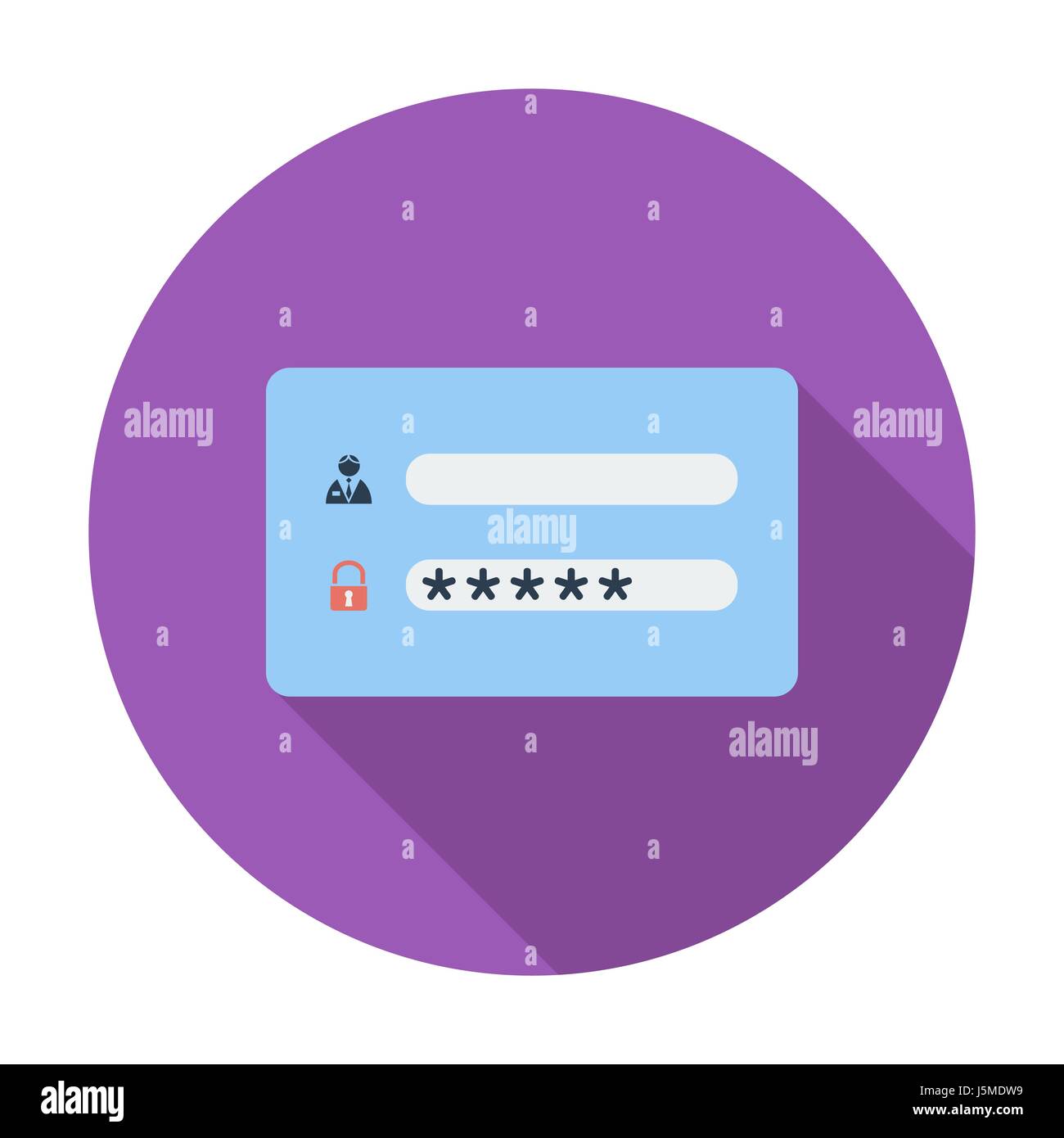 Login. Single flat color icon. Vector illustration Stock Vector Image ...