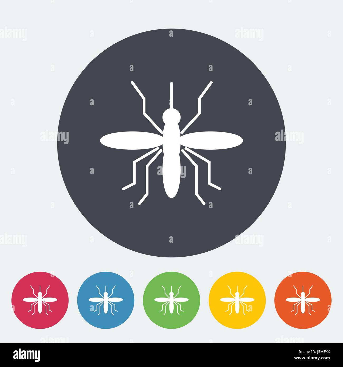Anopheles mosquito bite Stock Vector Images - Alamy