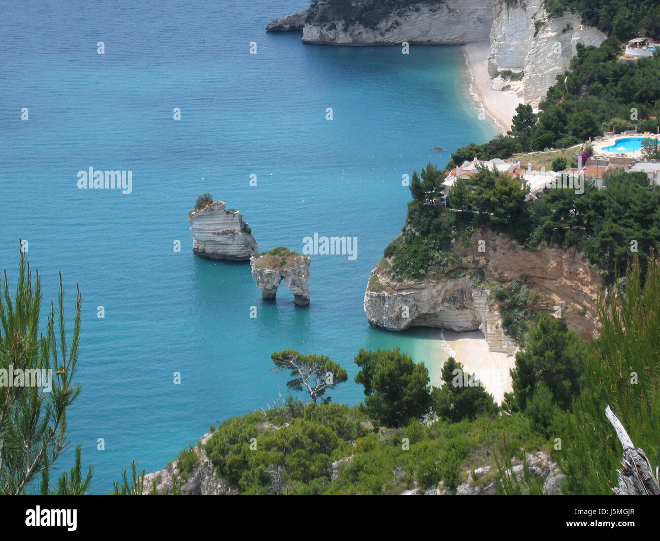 gargano dream beach Stock Photo - Alamy