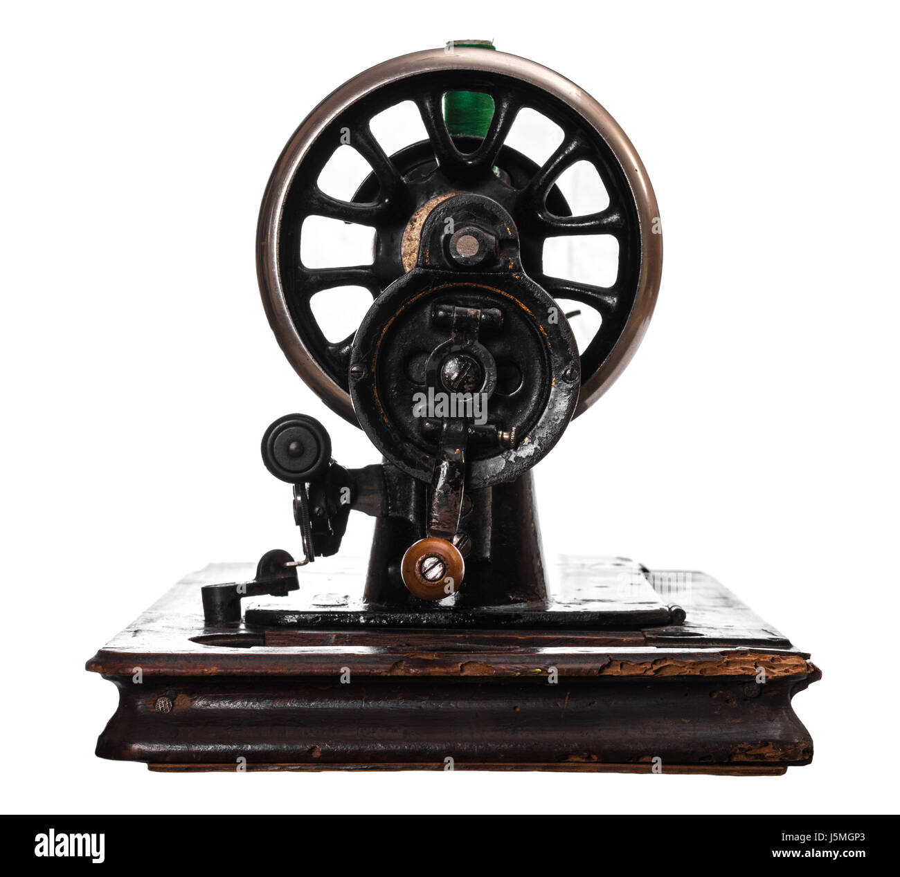 Ancient old sewing machine hi-res stock photography and images - Alamy