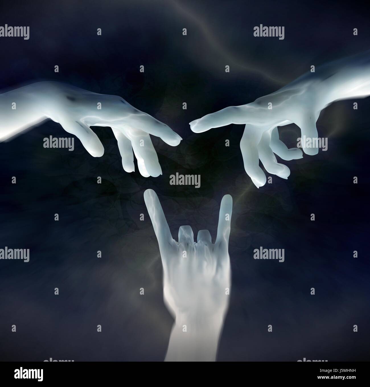 Hand of god michelangelo hi-res stock photography and images - Alamy