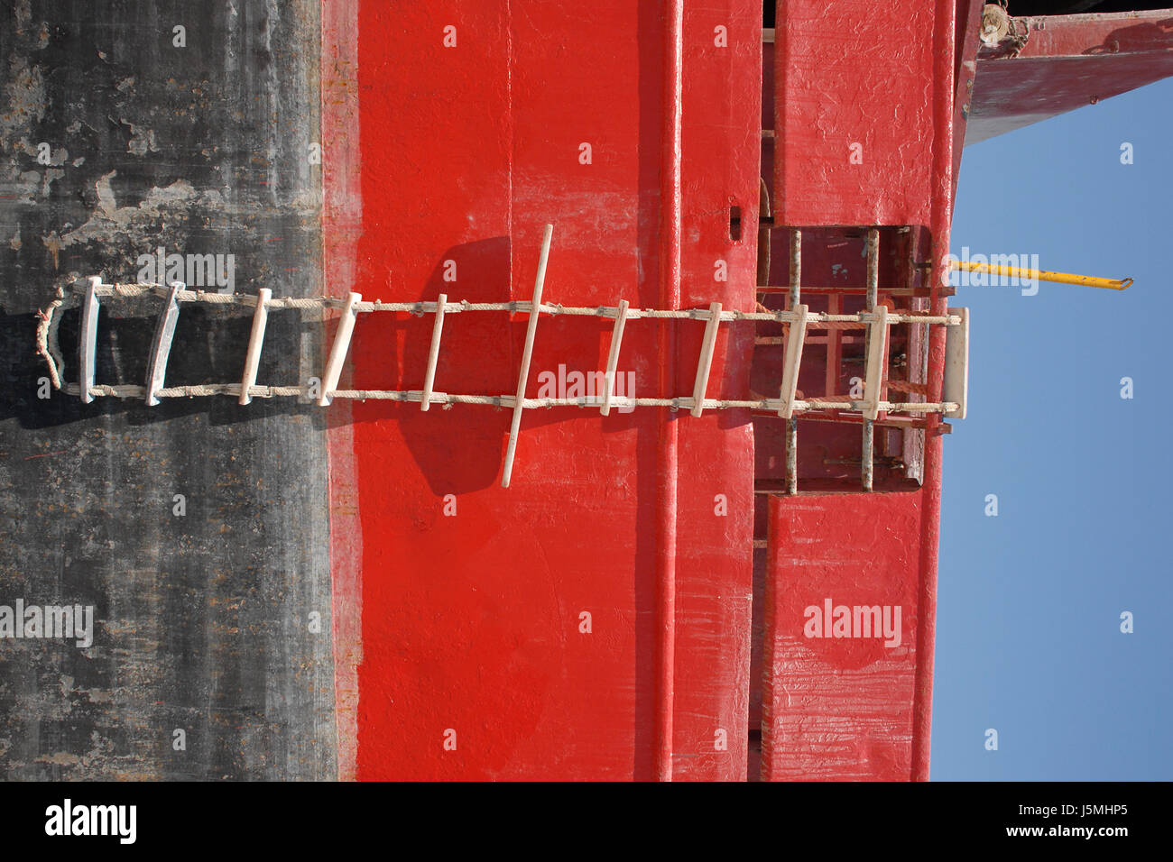 rope ladder to the ship Stock Photo - Alamy