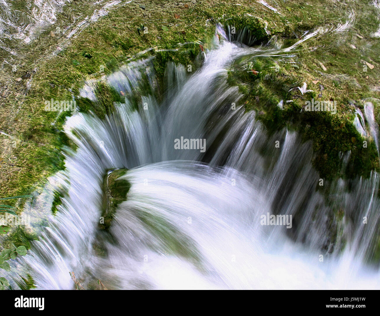 fluent waters stream waterfall wet torrent erosion source gurgle ...