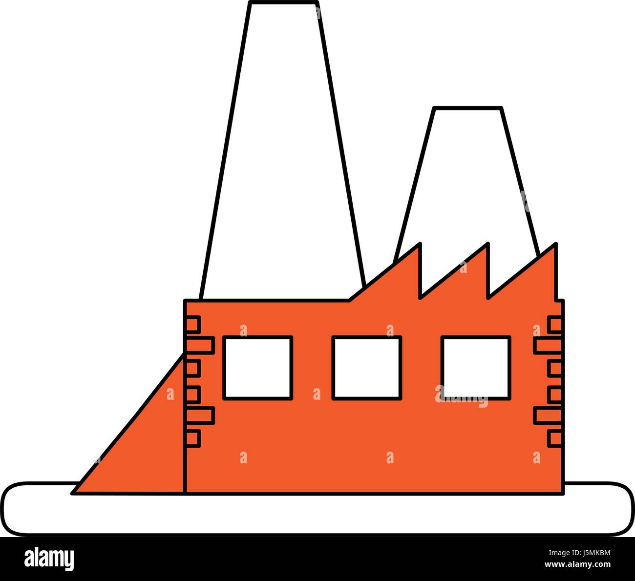 Orange towers Stock Vector Images - Alamy