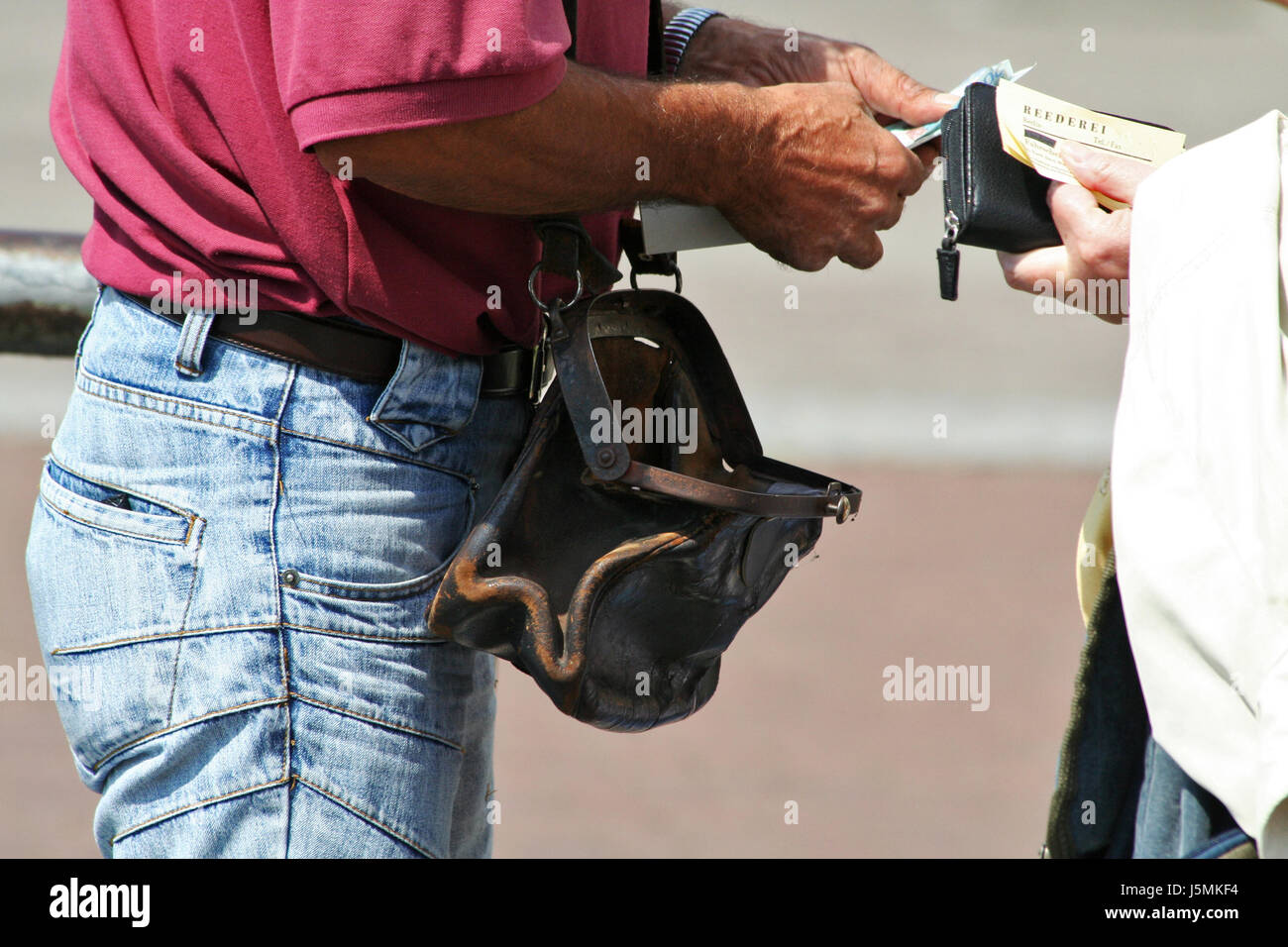 Ticket salesman hi-res stock photography and images - Alamy