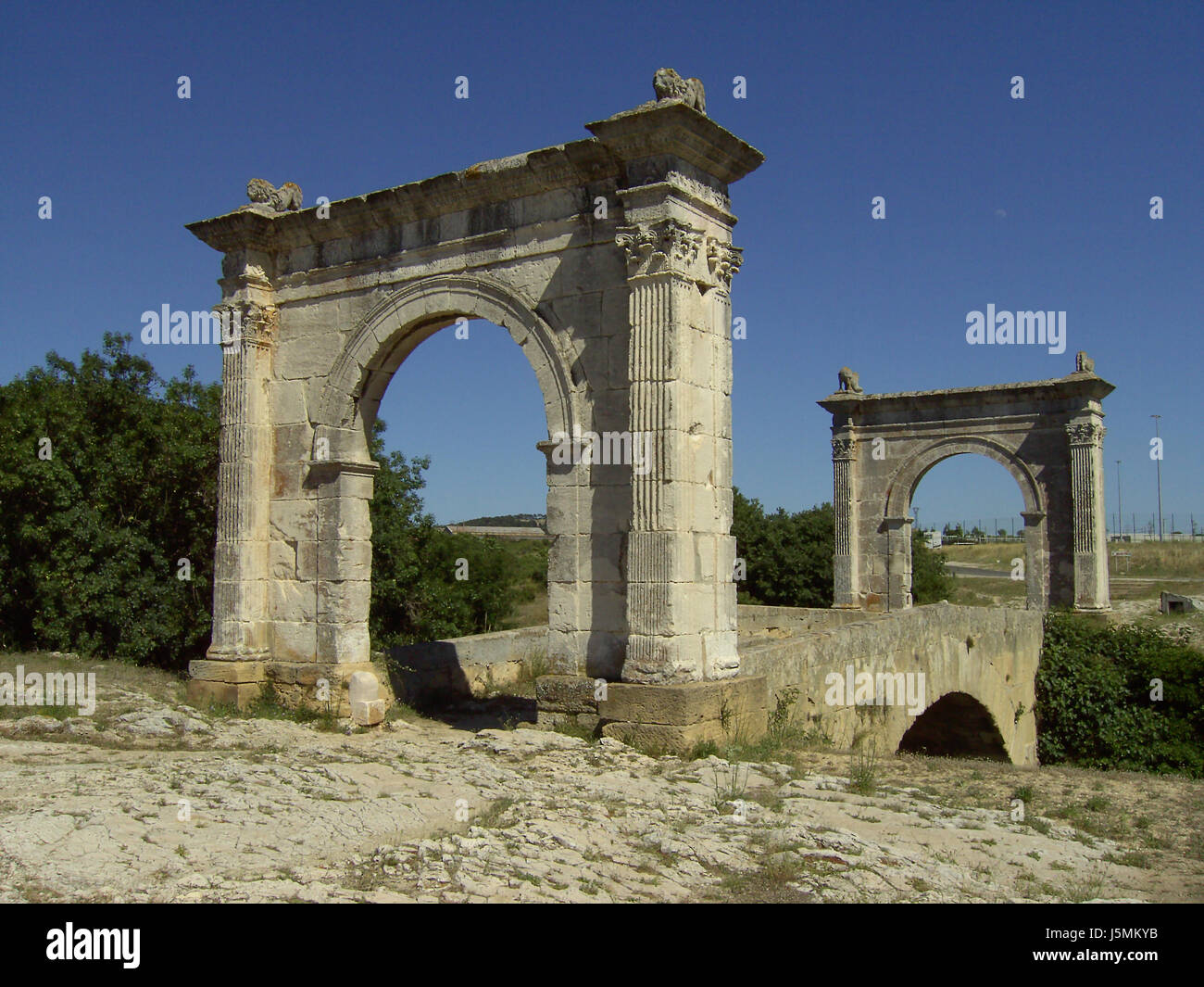 pont flavien 04 Stock Photo - Alamy