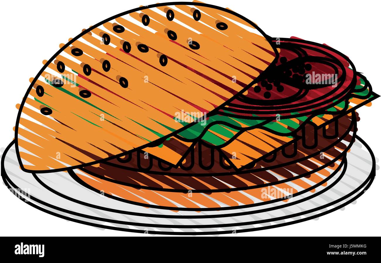 Cartoon Hamburger High Resolution Stock Photography and Images - Alamy