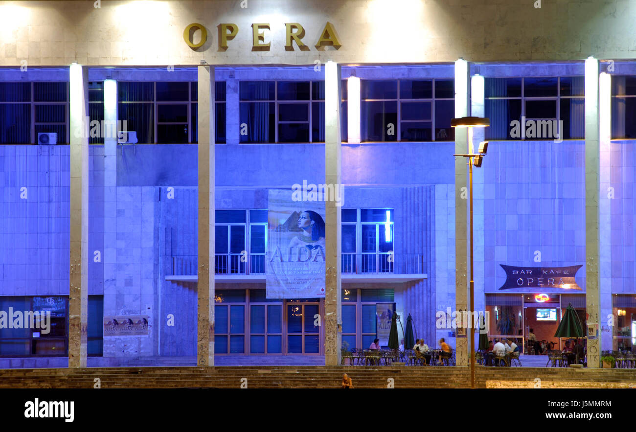 Tirana opera house hi-res stock photography and images - Alamy