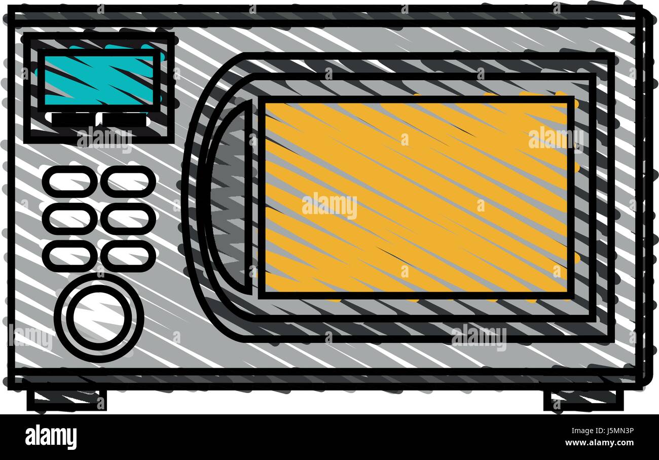 Cartoon microwave hi-res stock photography and images - Alamy