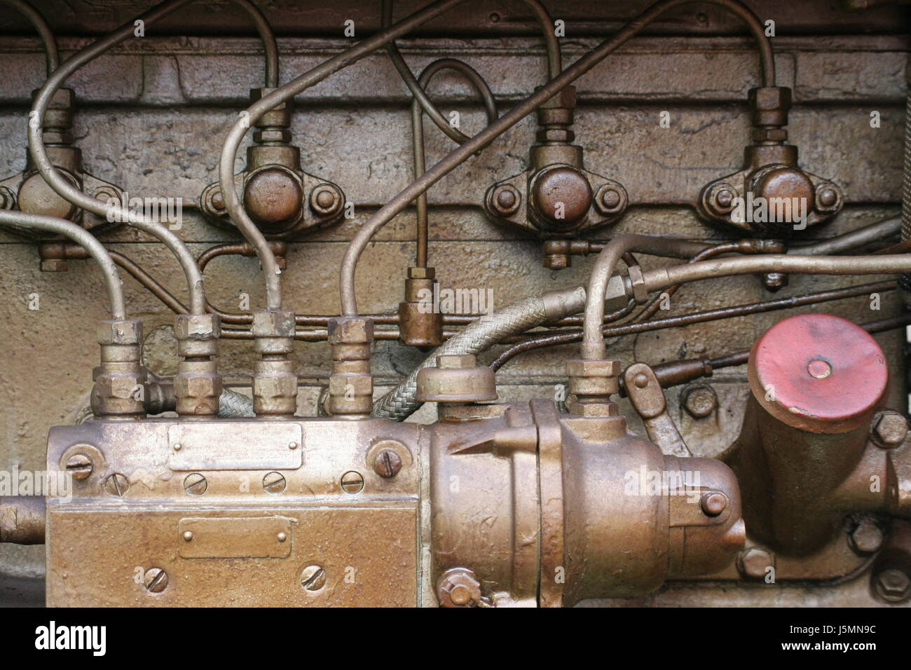 old tractor engine no.2 Stock Photo - Alamy