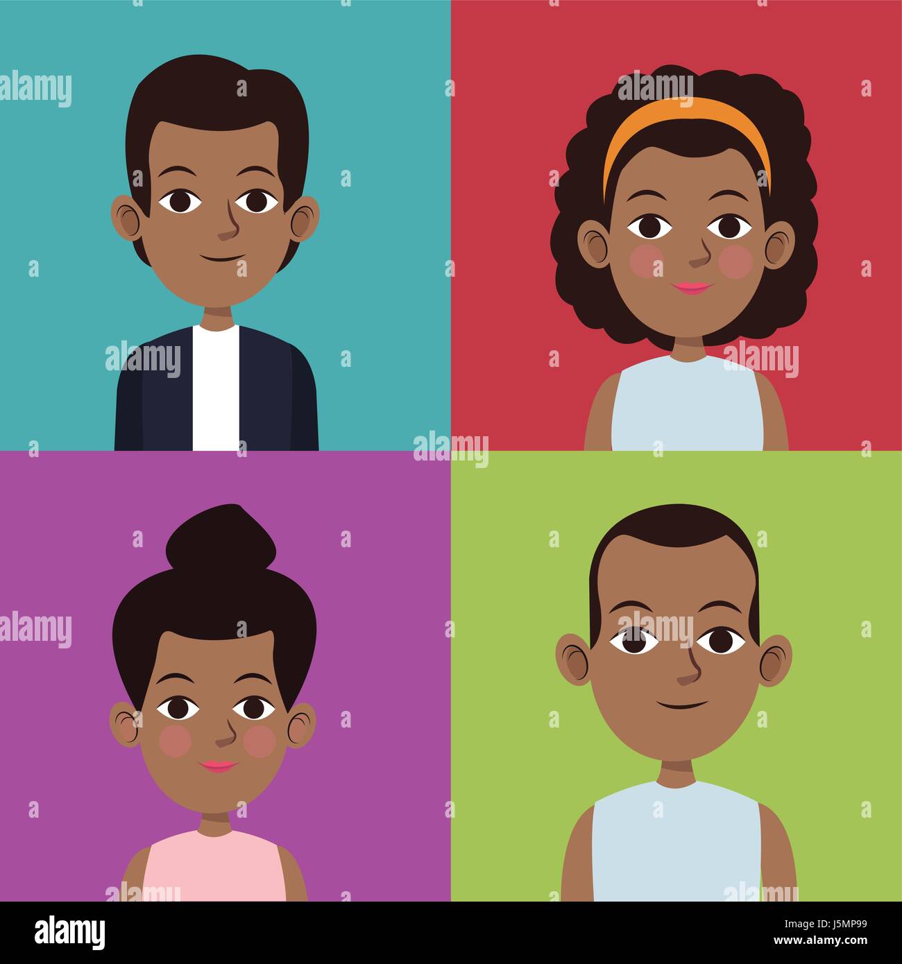 cartoon community people picture social Stock Vector Image & Art - Alamy