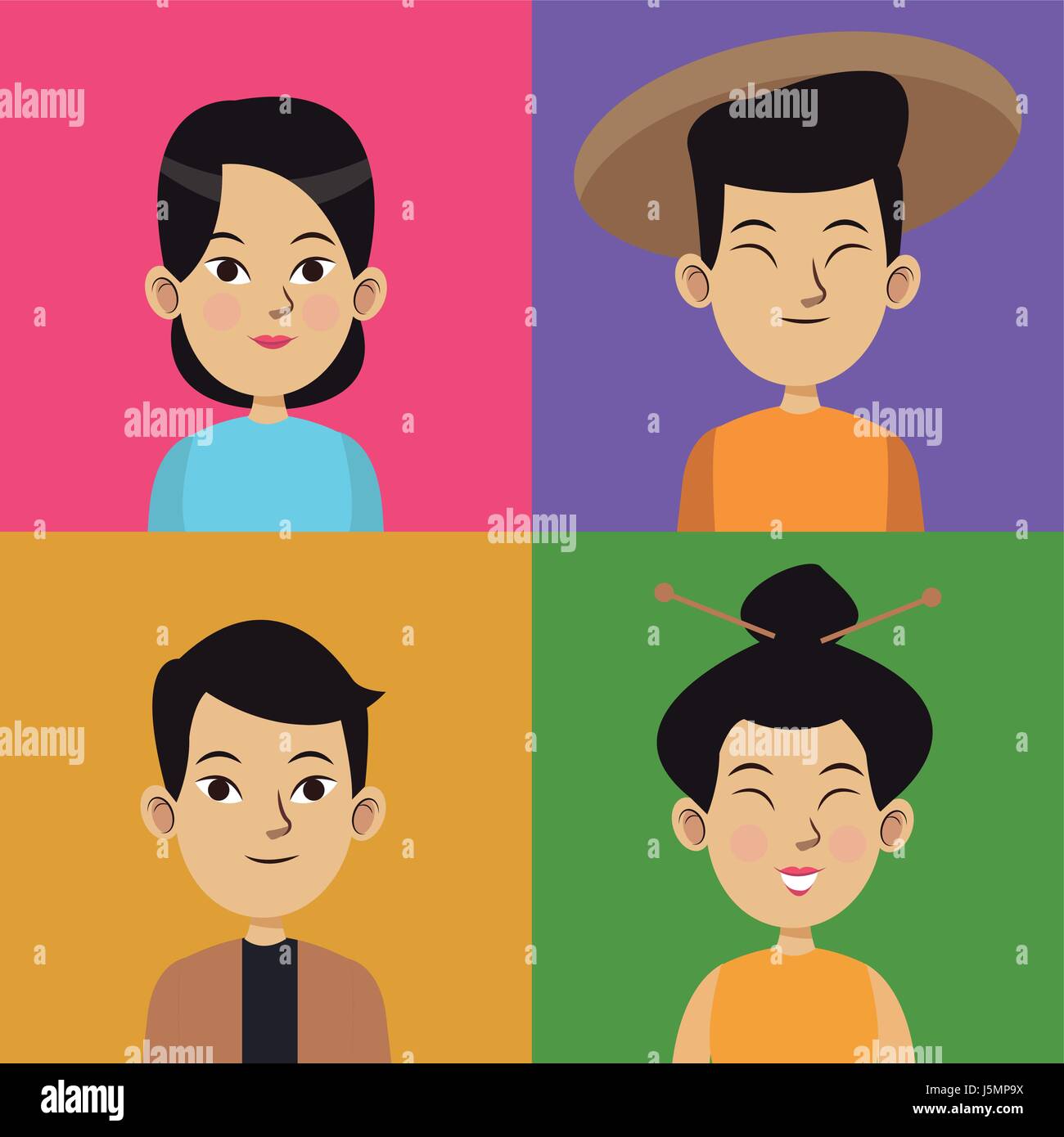 cartoon community people picture social Stock Vector Image & Art - Alamy