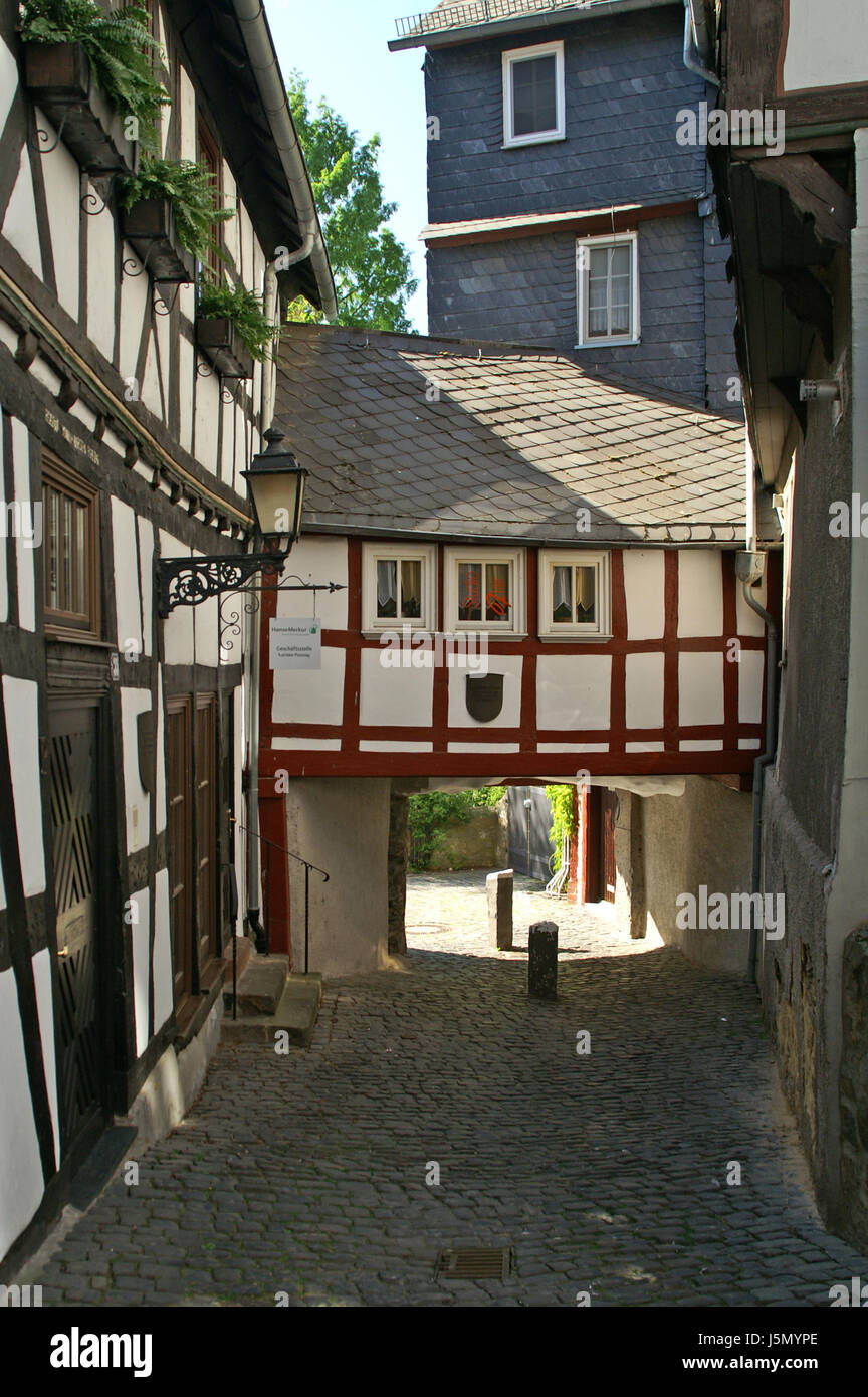 house building historical city town monument bridge old town frame-work ...