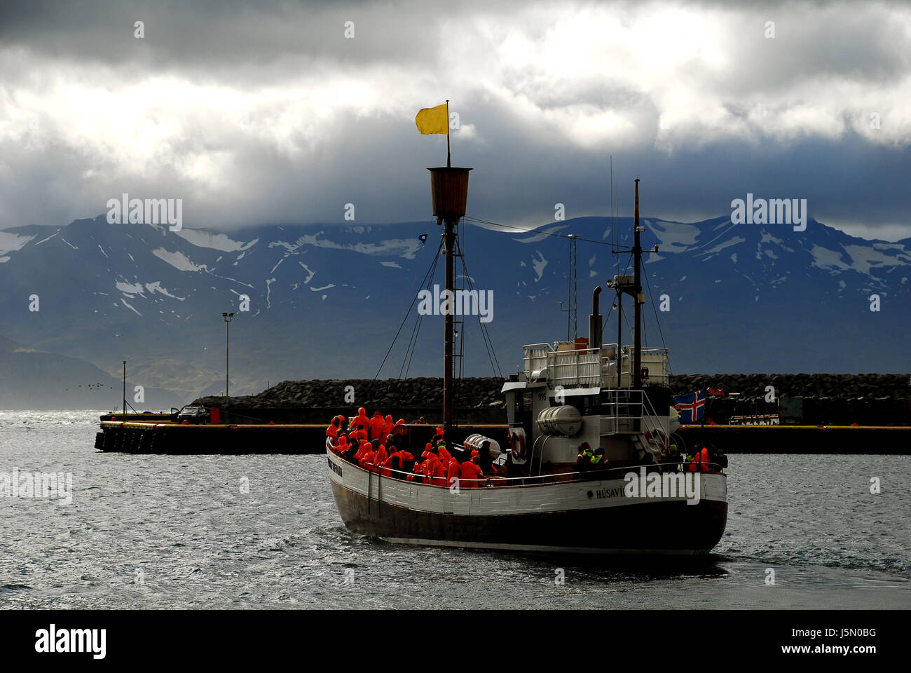 whale watching boat Stock Photo - Alamy