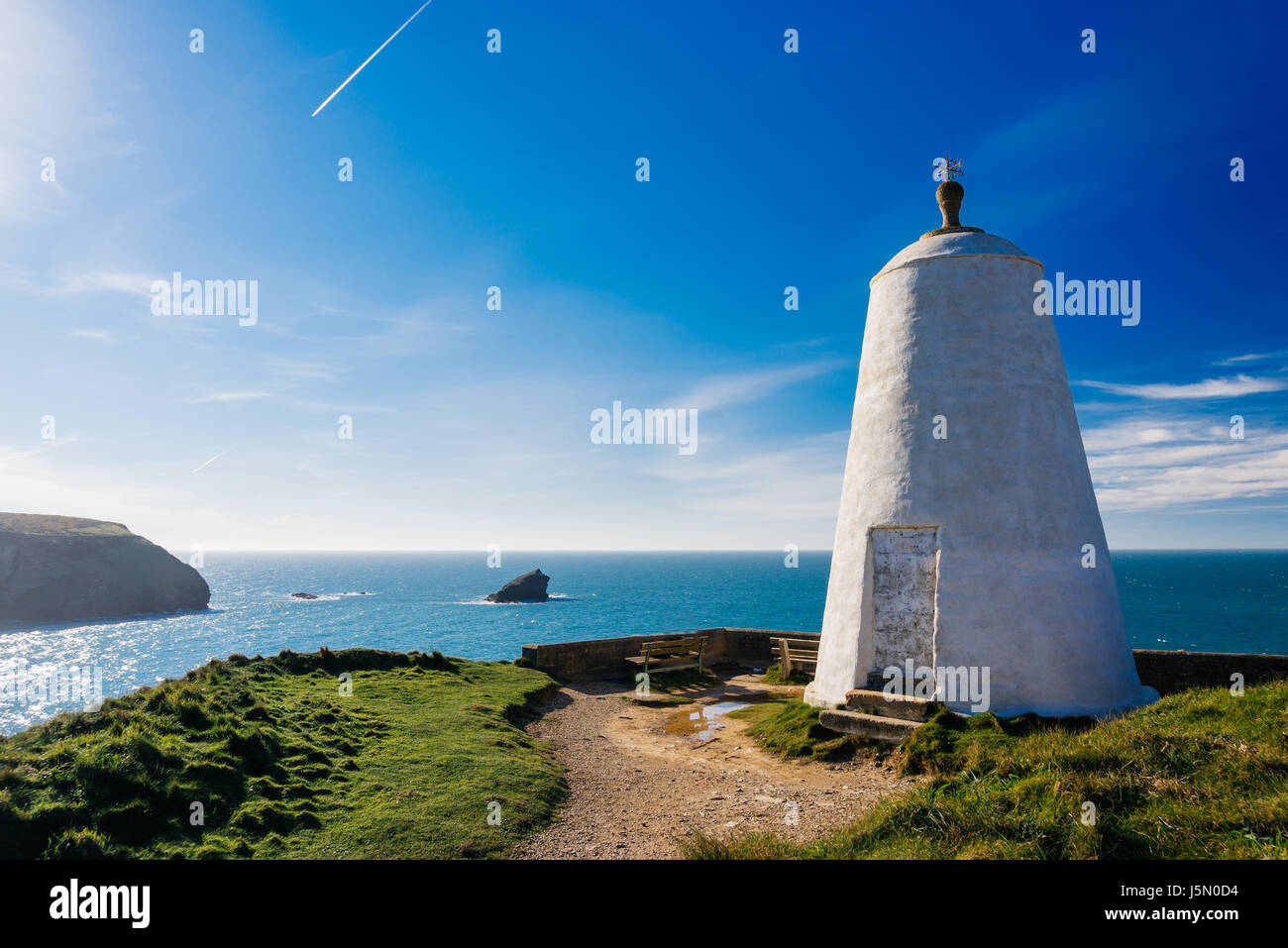 Portreath pepperpot hi-res stock photography and images - Alamy
