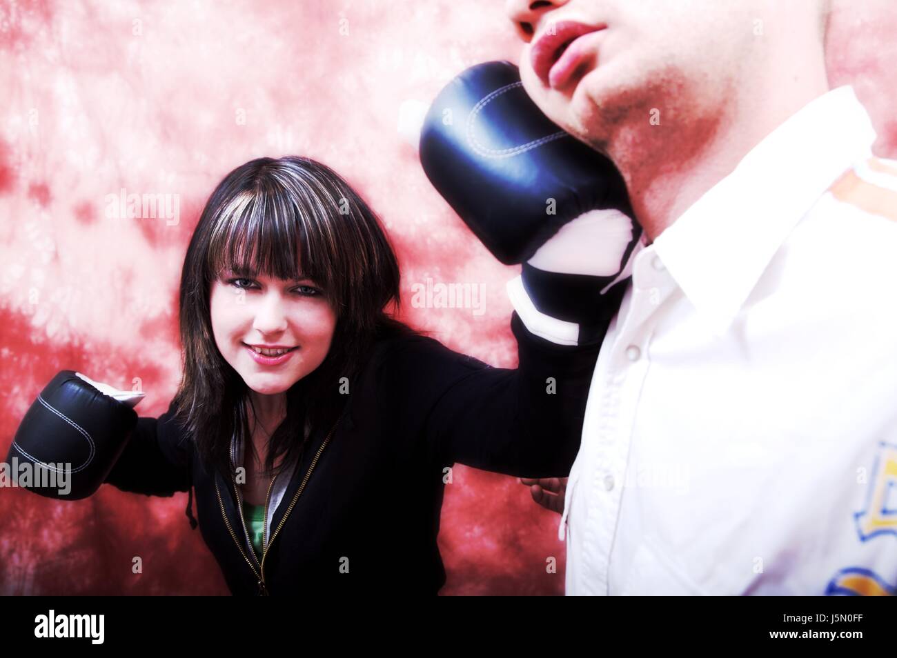 Knockout boxing perspective hi-res stock photography and images - Alamy