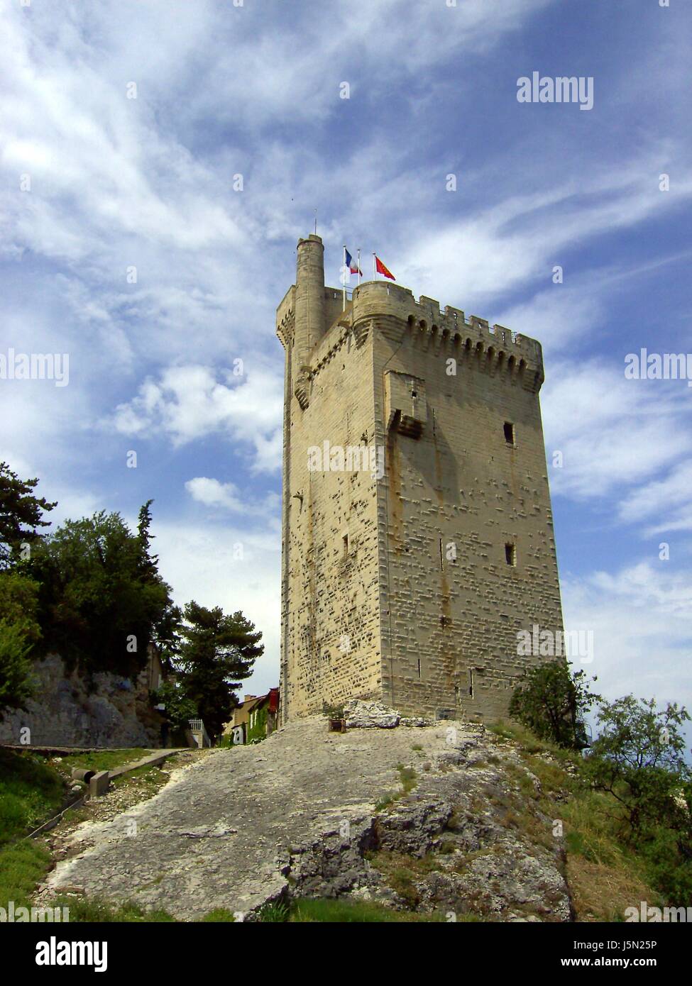 tower historical wall france tour fortress watchtower Provence ...