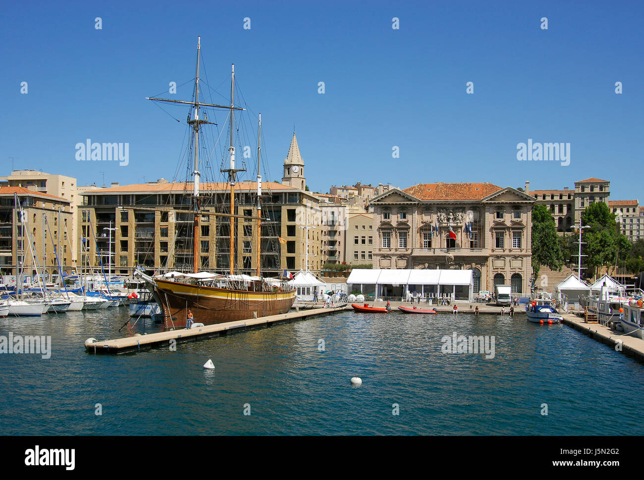 three master in marseille Stock Photo - Alamy