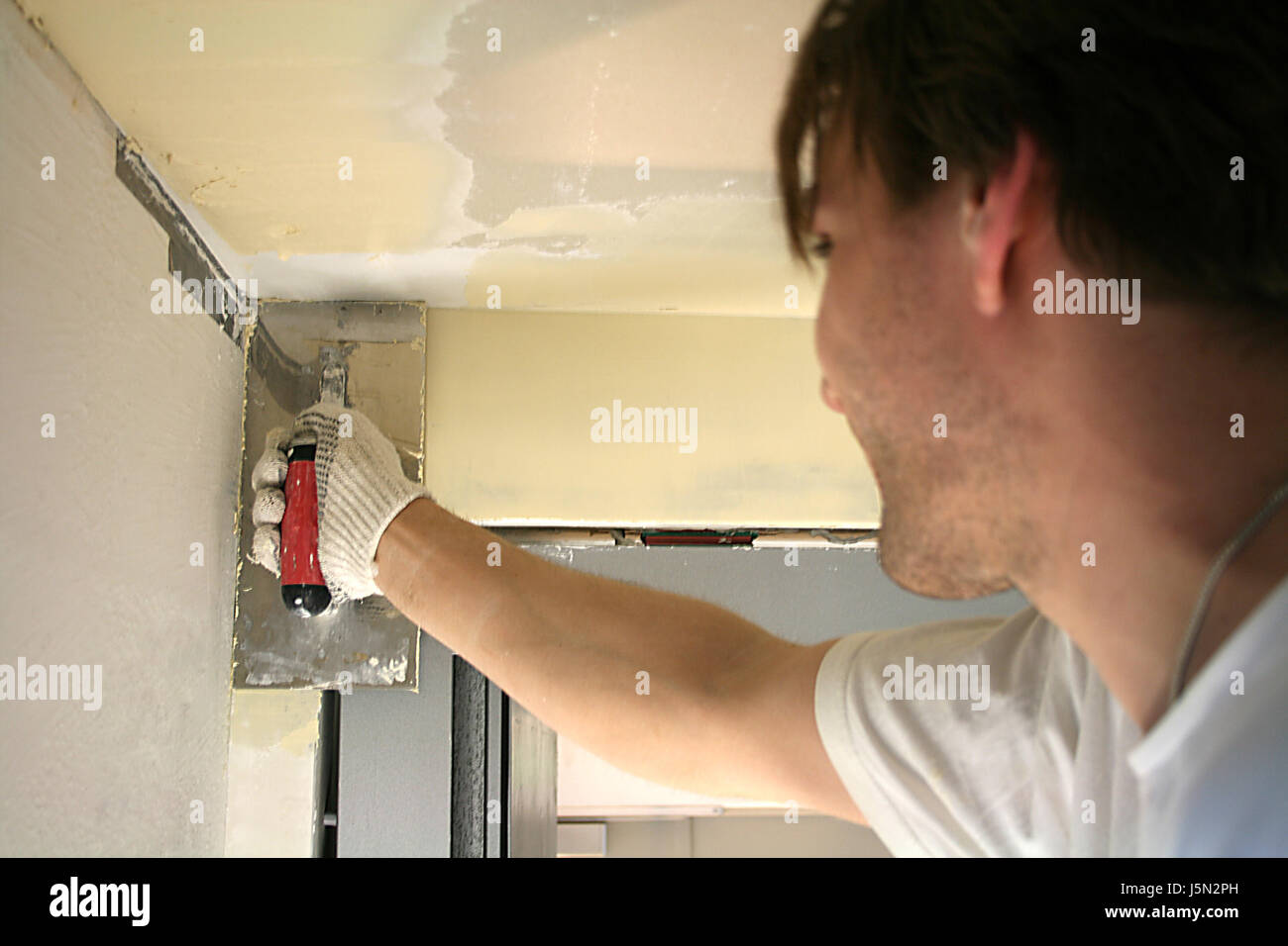 Drywall installers hi-res stock photography and images - Alamy