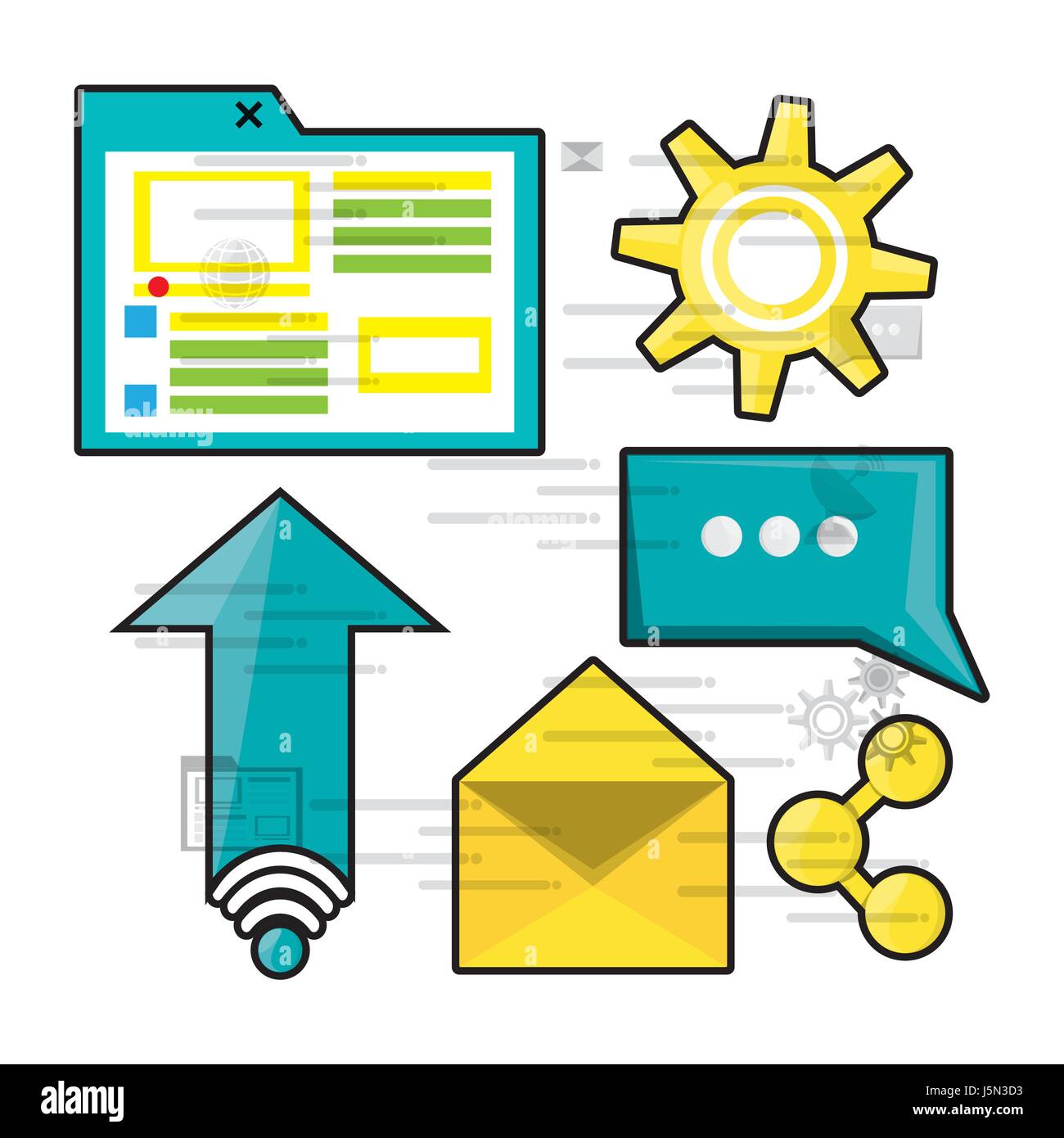 Upload icon icon related Stock Vector Images - Alamy