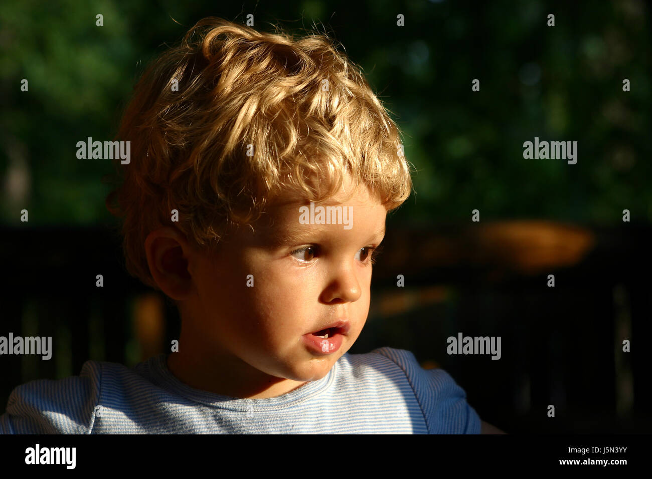 child in sunlight Stock Photo - Alamy