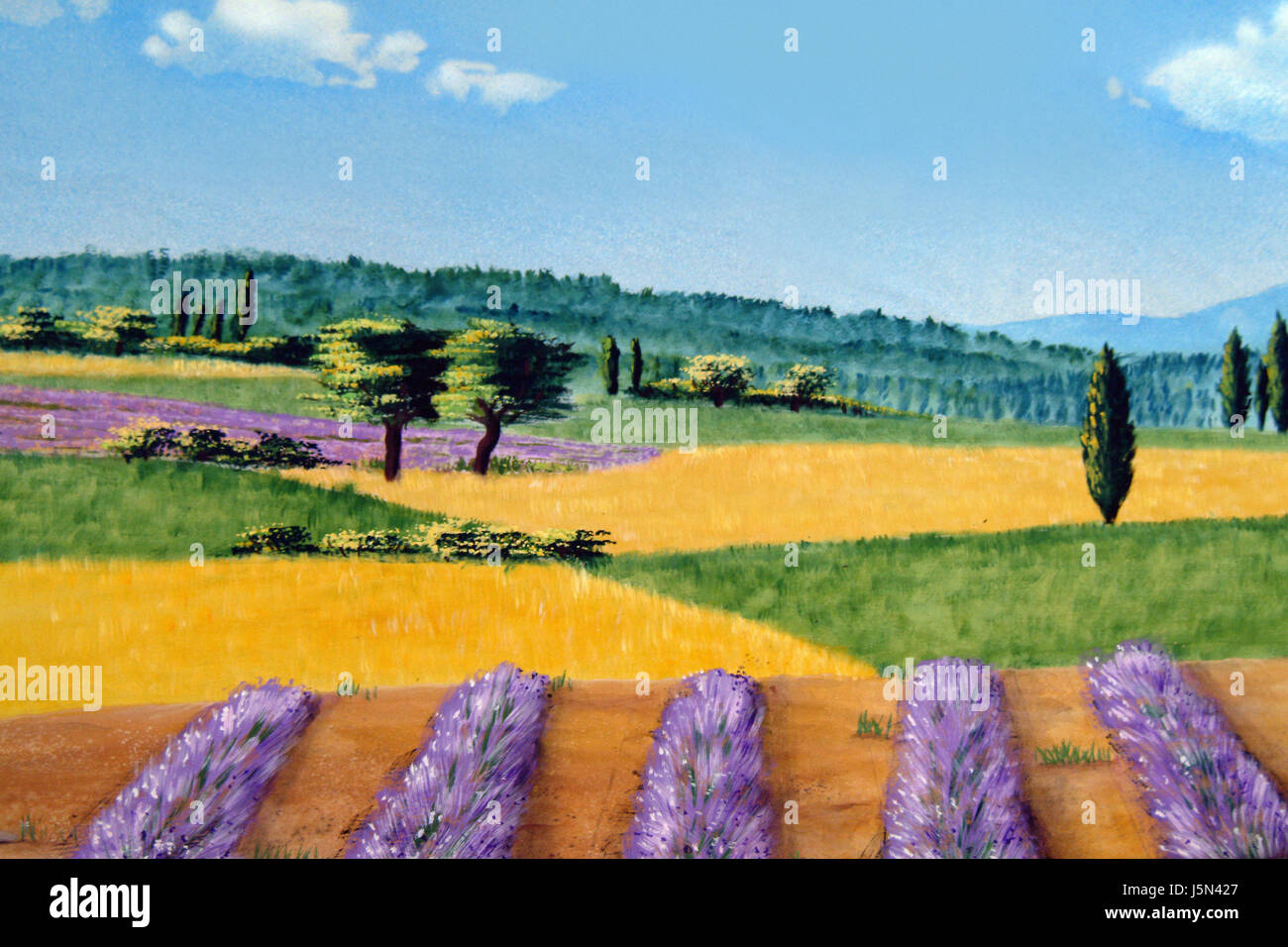 Bucolic painting hi-res stock photography and images - Alamy