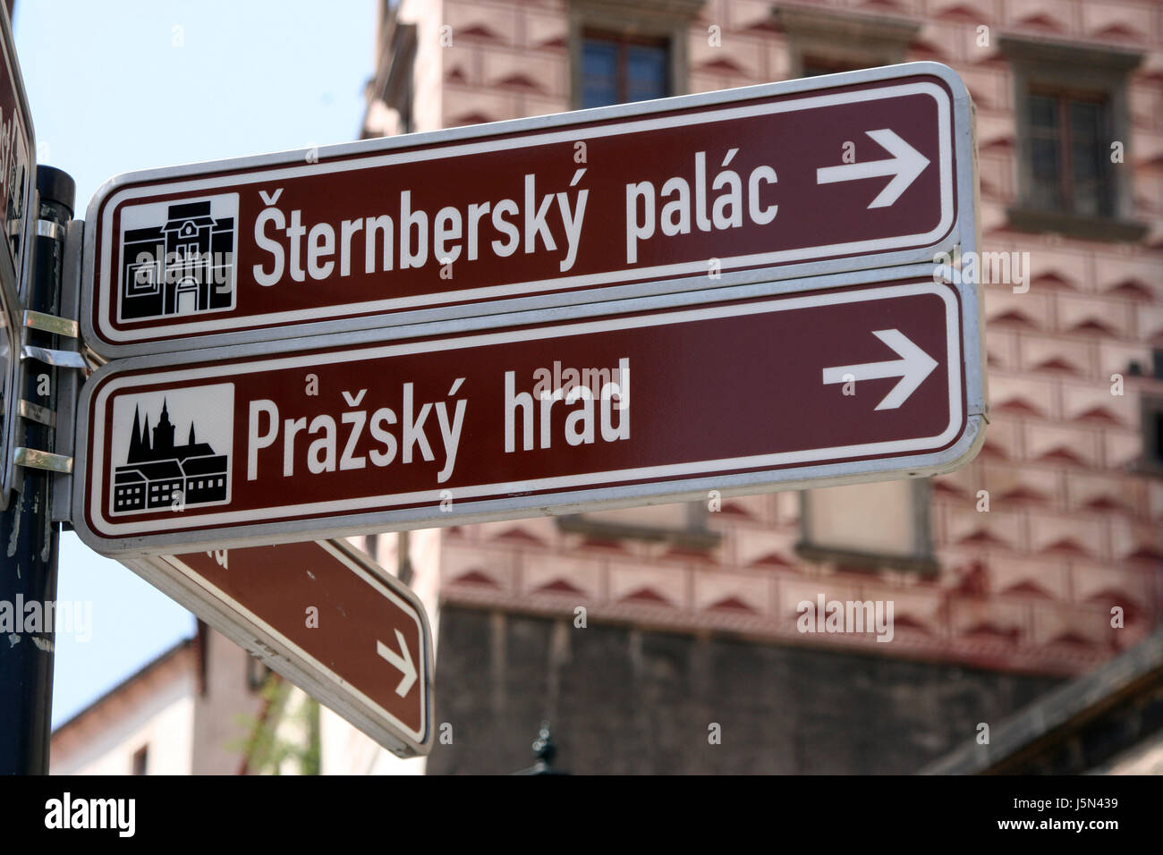 signs in prague Stock Photo - Alamy