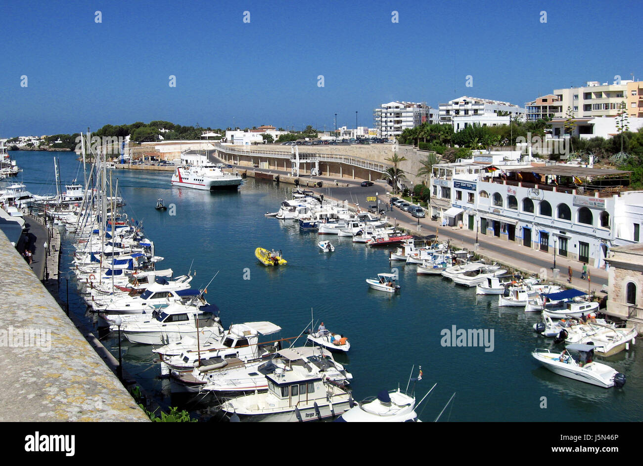 port of menorca Stock Photo - Alamy