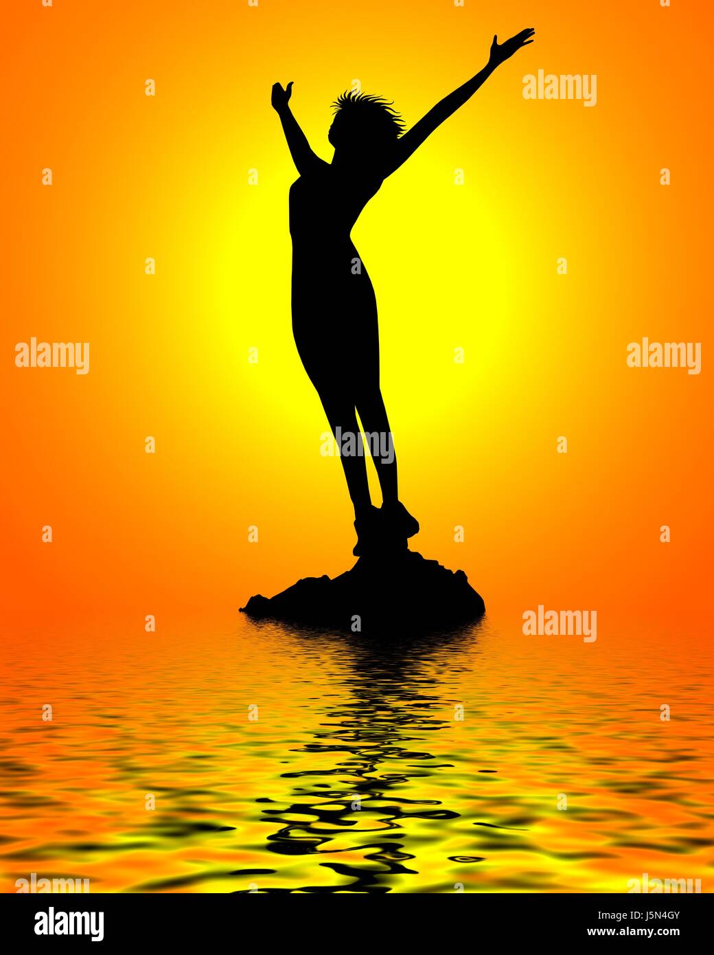 success - sunset Stock Photo - Alamy