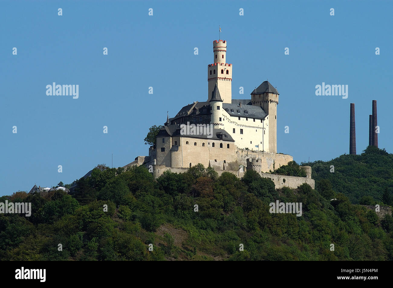 marksburg am rhein Stock Photo - Alamy