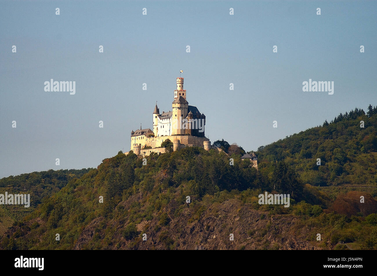 marksburg am rhein Stock Photo - Alamy