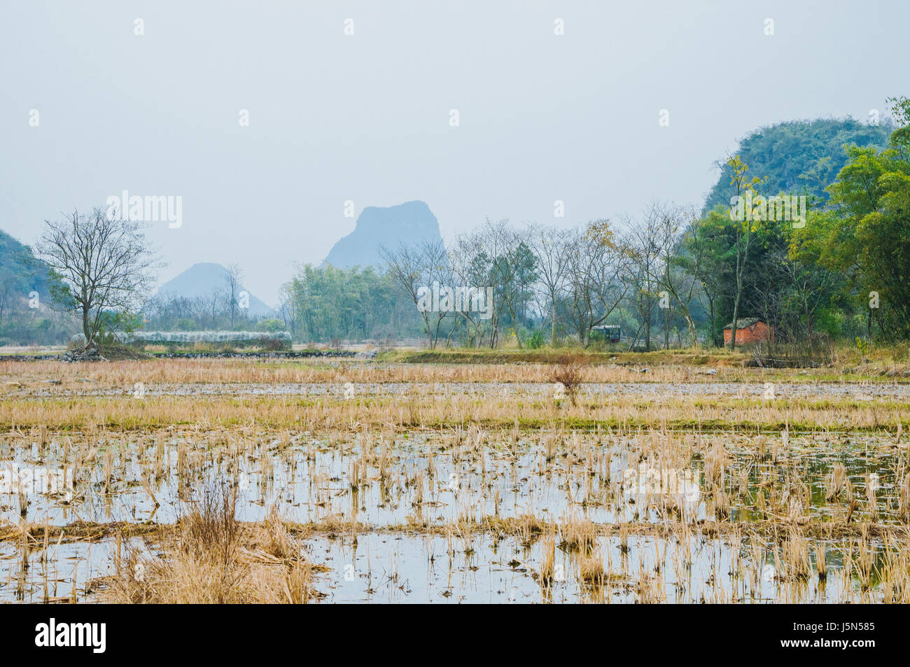 The colorful countryside scenery in autumn Stock Photo - Alamy