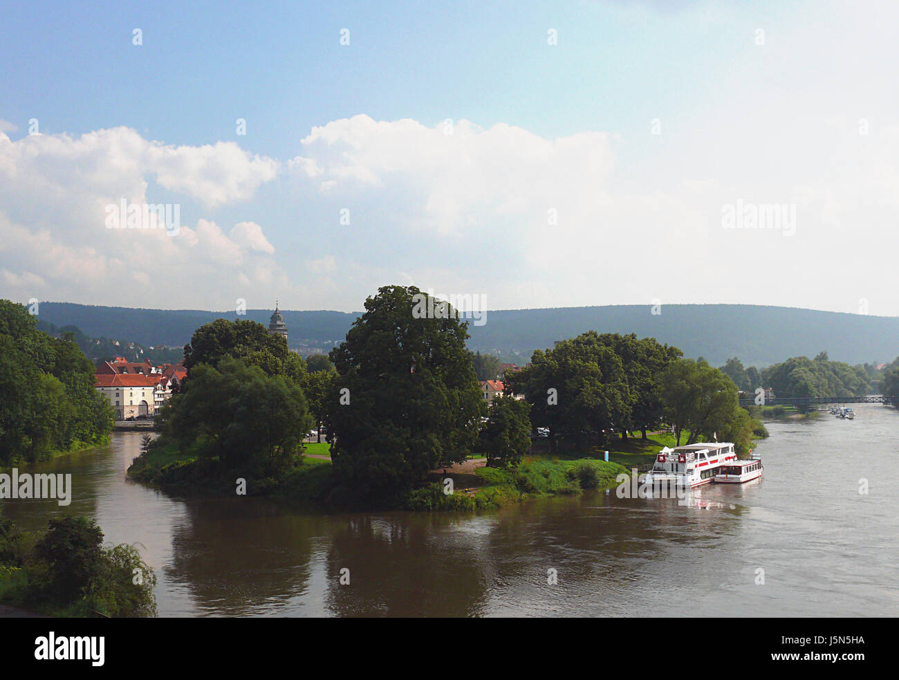 origin of weser Stock Photo - Alamy