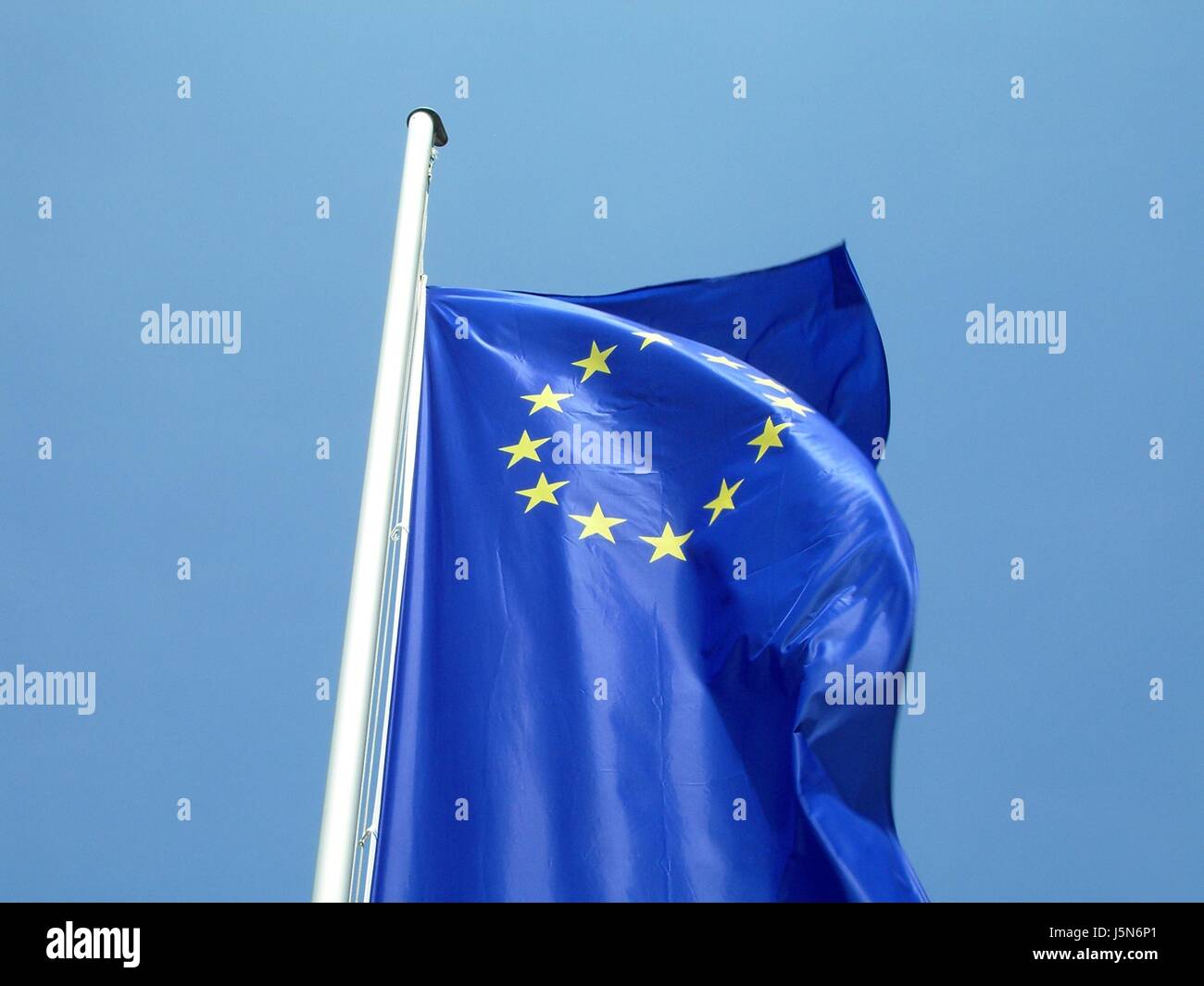 blue blank european caucasian euro europe parliament flag community ...