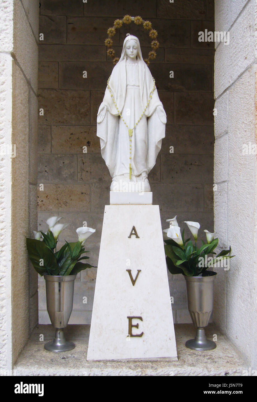 religion belief statue flower flowers plant pray catholic holy sacred ...